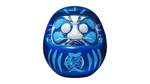 TRAVIS SCOTT Cactus Jack X Fragment Daruma Doll Blue