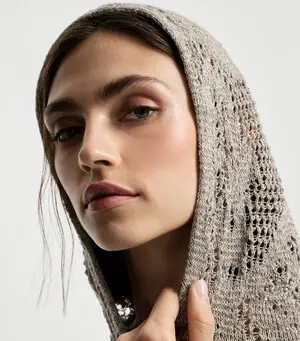 Brunello Cucinelli Sequin Detailed Hoodie - Brown