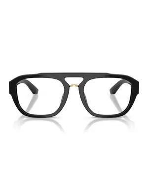 Dolce & Gabbana Aviator Full Rim Eyeglasses - Black