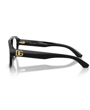 Dolce & Gabbana Aviator Full Rim Eyeglasses - Black