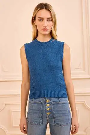 Ulla Johnson Priscilla Knit Top - Aegean