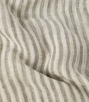 Brunello Cucinelli Linen-blend Stripe Scarf