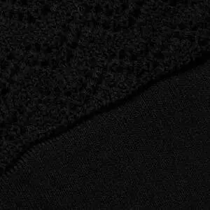 L'AGENCE Reverie Pointelle Knit Bralette - Black