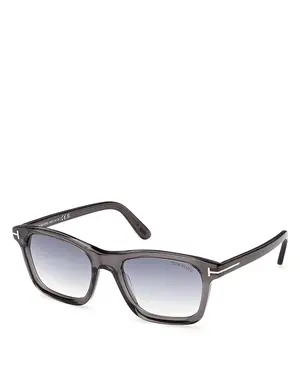 TOM FORD Barron Square Sunglasses - Gray/smoke