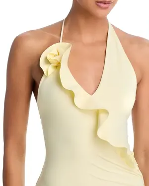 MAYGEL CORONEL Coralina Halter Midi Dress