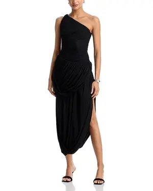 MAYGEL CORONEL Getsemani One-shoulder Dress