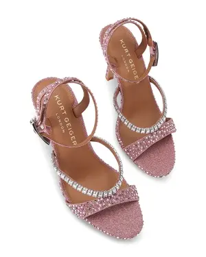 Kurt Geiger Crystal Strappy 90 Sandals