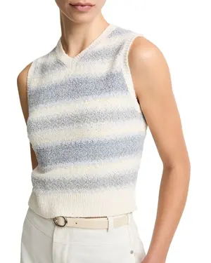 Vince Fair Isle Knit Vest