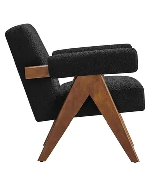MODWAY Lyra Boucle Fabric Armchair