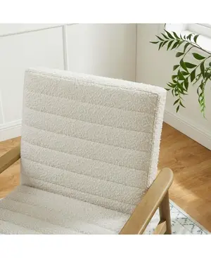 MODWAY Jensen Boucle Fabric Accent Chair