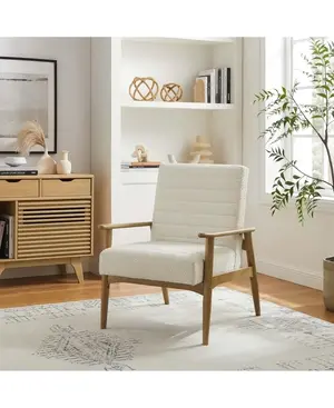 MODWAY Jensen Boucle Fabric Accent Chair