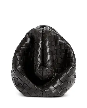 Bottega Veneta Lauren 1979 Intrecciato Leather Clutch - Espresso/brass