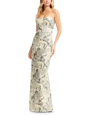 Dress The Population Vada Sequinned Gown