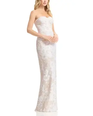 Dress The Population Vada Sequinned Gown