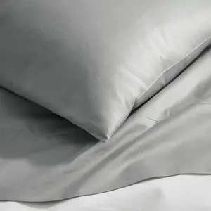 BOLL & BRANCH Percale Hemmed Sheet Set, Twin - Shore