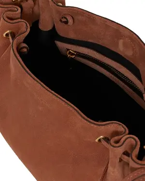 Gerard Darel Le Mini 24 Suede Crossbody