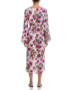 L'Agence Sara Maxi Dress Swim Cover-up - Multi