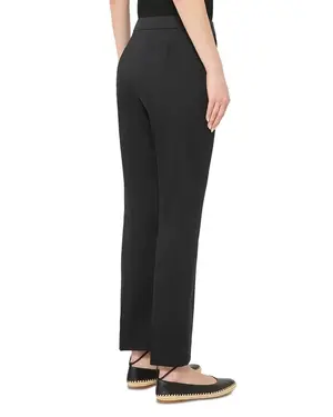 Max Mara Tailored Cotton Blend Trousers - Black