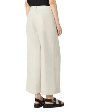 Max Mara Smmabissi Cropped Linen-blend Trousers
