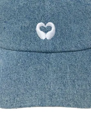 Maje Denim Cap - Blue