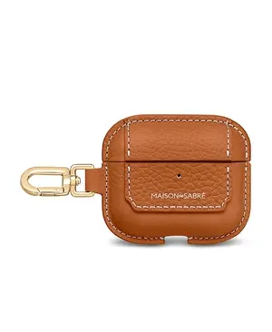 MAISON DE SABRE The Airpods Pro 3 Case Charm - Pecan Brown