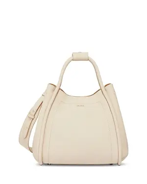 Max Mara Leather Marine Handbag - Ice