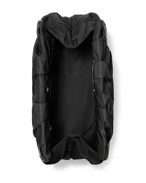 Tory Burch Fleming Nylon Hobo Bag - Black