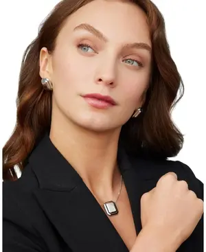 ORADINA Sterling Cufflink Stud Earrings