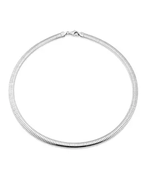ORADINA Sterling Omega Necklace - Silver