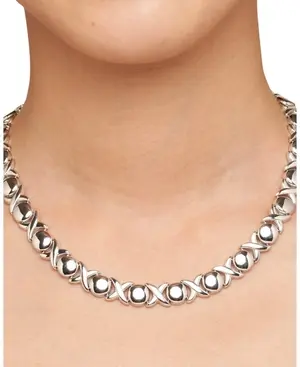 ORADINA Sterling X-o Necklace