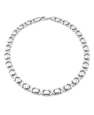 ORADINA Sterling X-o Necklace