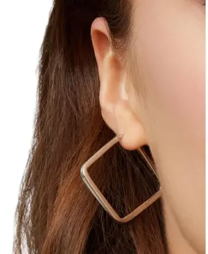 ORADINA Sterling Trinity Hoop Earrings