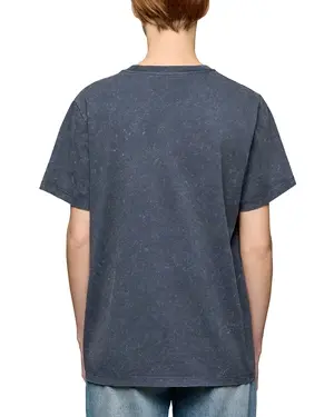 GANNI Graphic Jersey Tee - Phantom