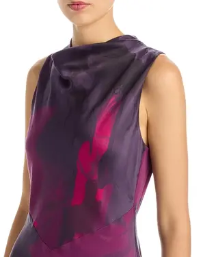 BOSS Davelvana Silk Midi Dress