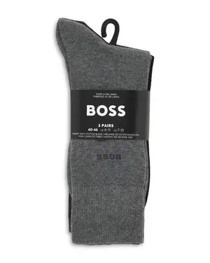 BOSS Crew Socks, Pack Of 3 - Open Misc