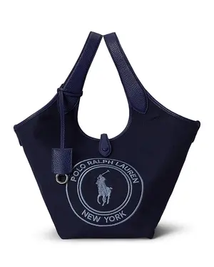 Polo Ralph Lauren Polo Play Logo Canvas Tote