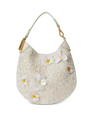Polo Ralph Lauren Polo Id Floral Beaded Pouch - Frosting