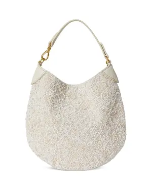 Polo Ralph Lauren Polo Id Floral Beaded Pouch - Frosting