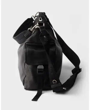 Prada Leather Shoulder Bag - Black