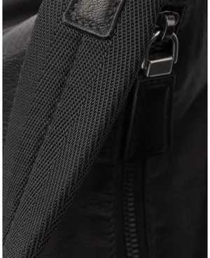 Prada Leather Shoulder Bag - Black