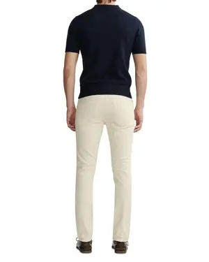 DL1961 Knit Short Sleeve Polo Shirt - Navy