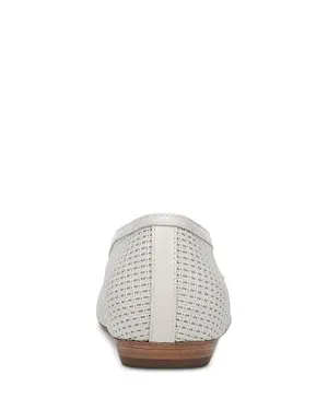 Veronica Beard Bancroft Mesh Flats - Ecru