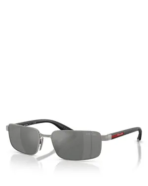 Prada Sport Linea Rossa Rectangular Sunglasses, 59mm - Grey Gradient
