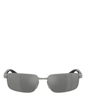 Prada Sport Linea Rossa Rectangular Sunglasses, 59mm - Grey Gradient
