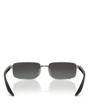 Prada Sport Linea Rossa Rectangular Sunglasses, 59mm - Grey Gradient
