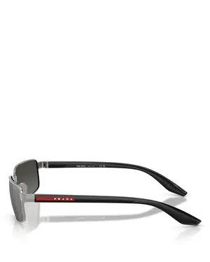 Prada Sport Linea Rossa Rectangular Sunglasses, 59mm - Grey Gradient