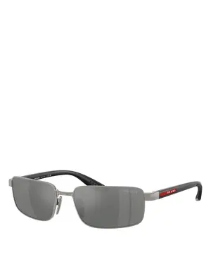 Prada Sport Linea Rossa Rectangular Sunglasses, 59mm - Grey Gradient
