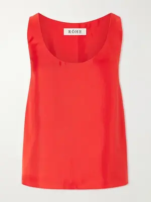 Rohe Scoop Neck Camis Tanks For Women