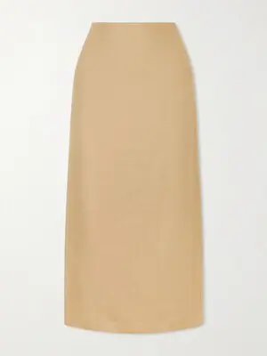 Max Mara Veranda Linen Midi Skirt