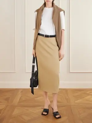 Max Mara Veranda Linen Midi Skirt